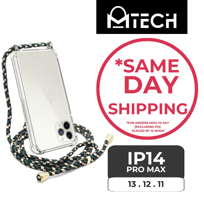 MTech For Phone Case Anti-Shock Tough With Straps iPhone 14 13 12 11 ...