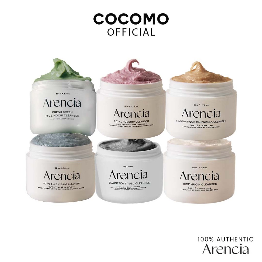 (ARENCIA) Rice Mochi Cleanser / Pink / Blue / Green / Calendula / Black ...
