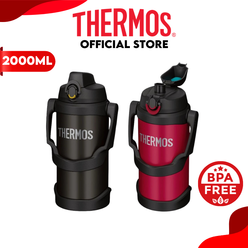 [Sports Bottle]Thermos® FJQ-2000 Sports Jug with Lockable Lid and Handle COLD DRINK only ...