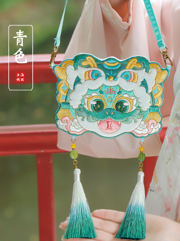 [SG STOCK] Embroidered Lucky Snake Crossbody Bags | Shopee Singapore