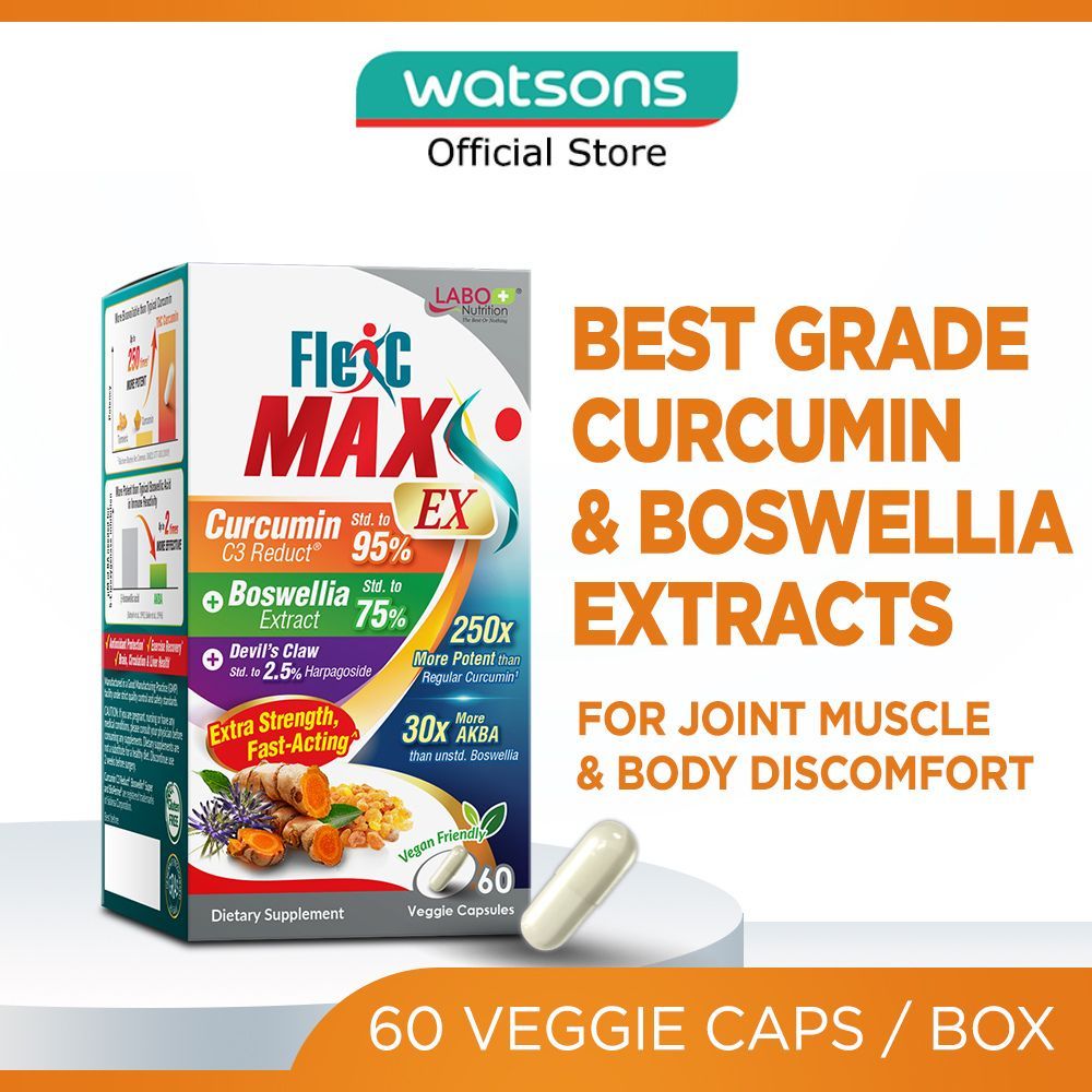 LABO NUTRITION FlexC Max EX Dietary Supplement Veggie Capsule | Shopee ...