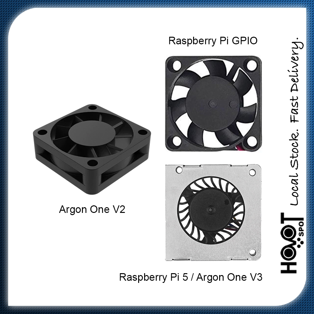Raspberry Pi Fan PWM Argon One V3 V2 Replacement Blower GPIO 3007 3008 3010 4010 | Shopee Singapore