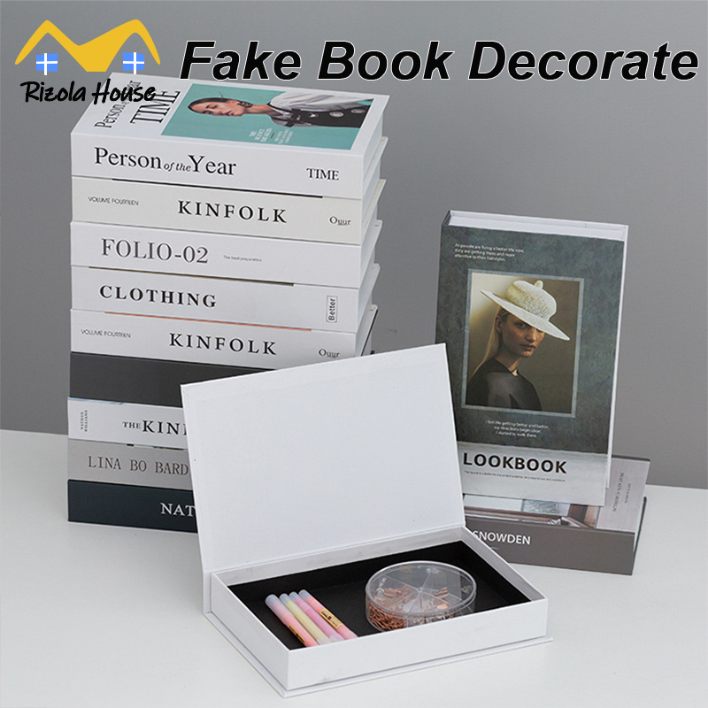 【SG】Fake Book Decorate Can Open Simulation Book Box Decoration Study ...