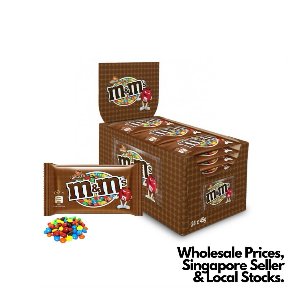 M&M'S Milk Chocolate Bundle 45g x 24 Chocolate / Milky / Party | Shopee ...