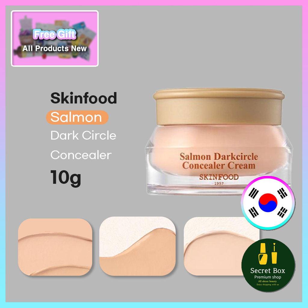 [SKINFOOD] Salmon Dark Circle Concealer Cream - 10g (2 Types) | Shopee ...