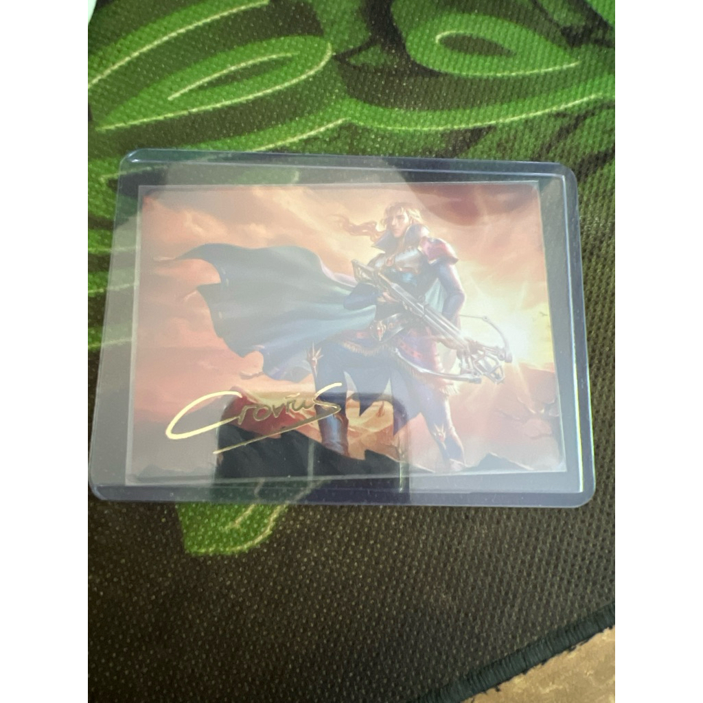 GOLD SIGNATURE Edgar, Master Machinist 27/53 Final Fantasy Art Series ...