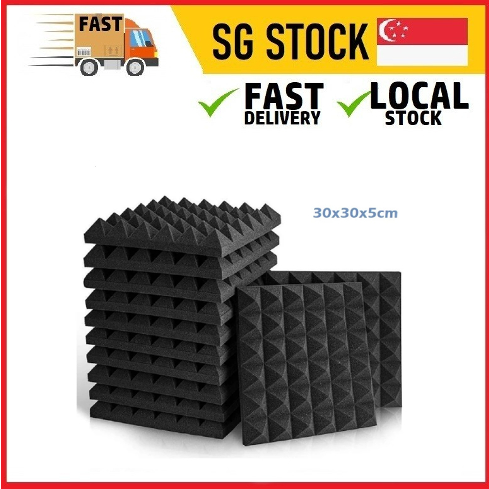 👍CHEAPEST!!!👍 Sound Proof Acoustic Foam Panels Insulation KTV Room Wall ...