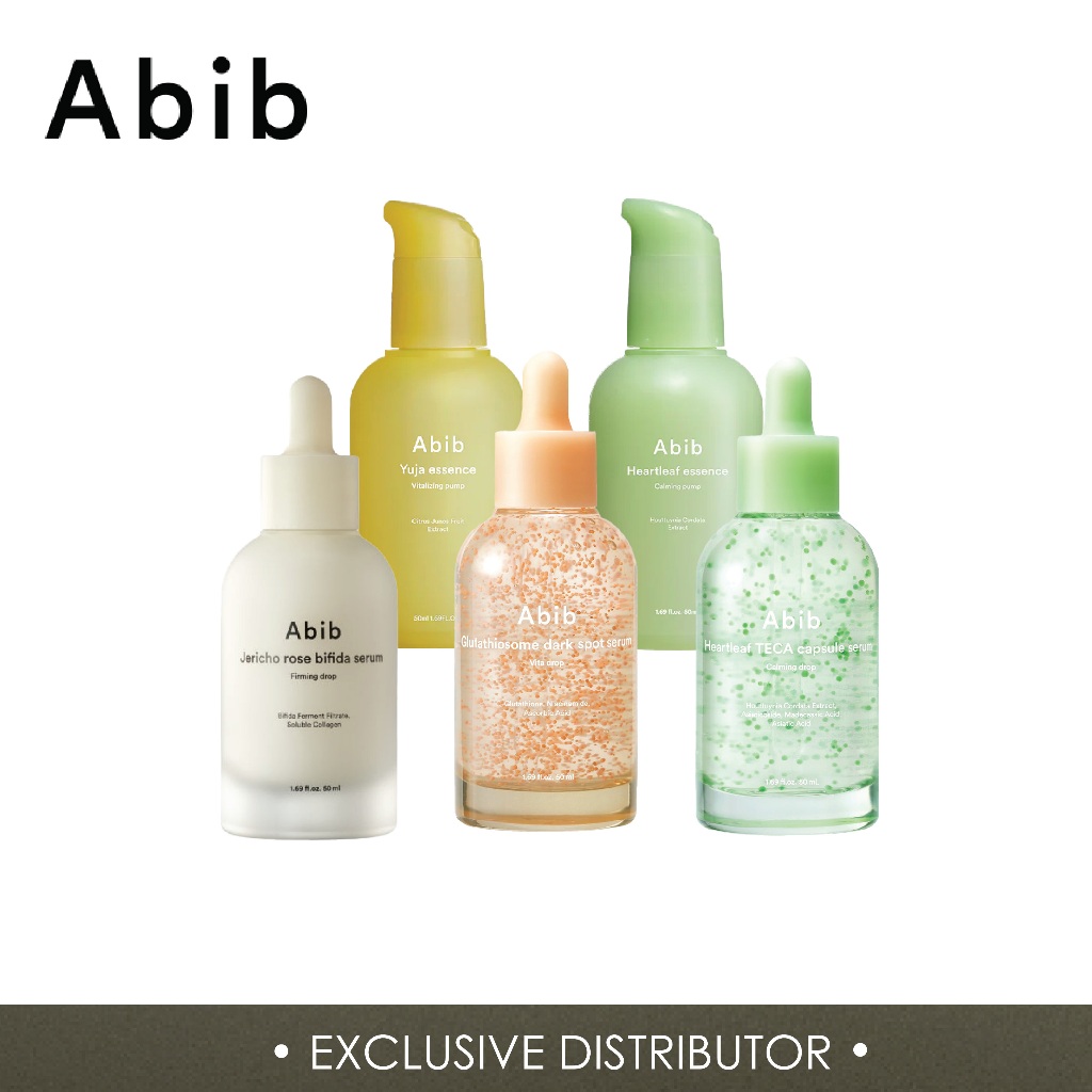 [Abib] Essence Pump/Serum (Heartleaf/Yuja/Jericho Rose) 50ml | Shopee ...