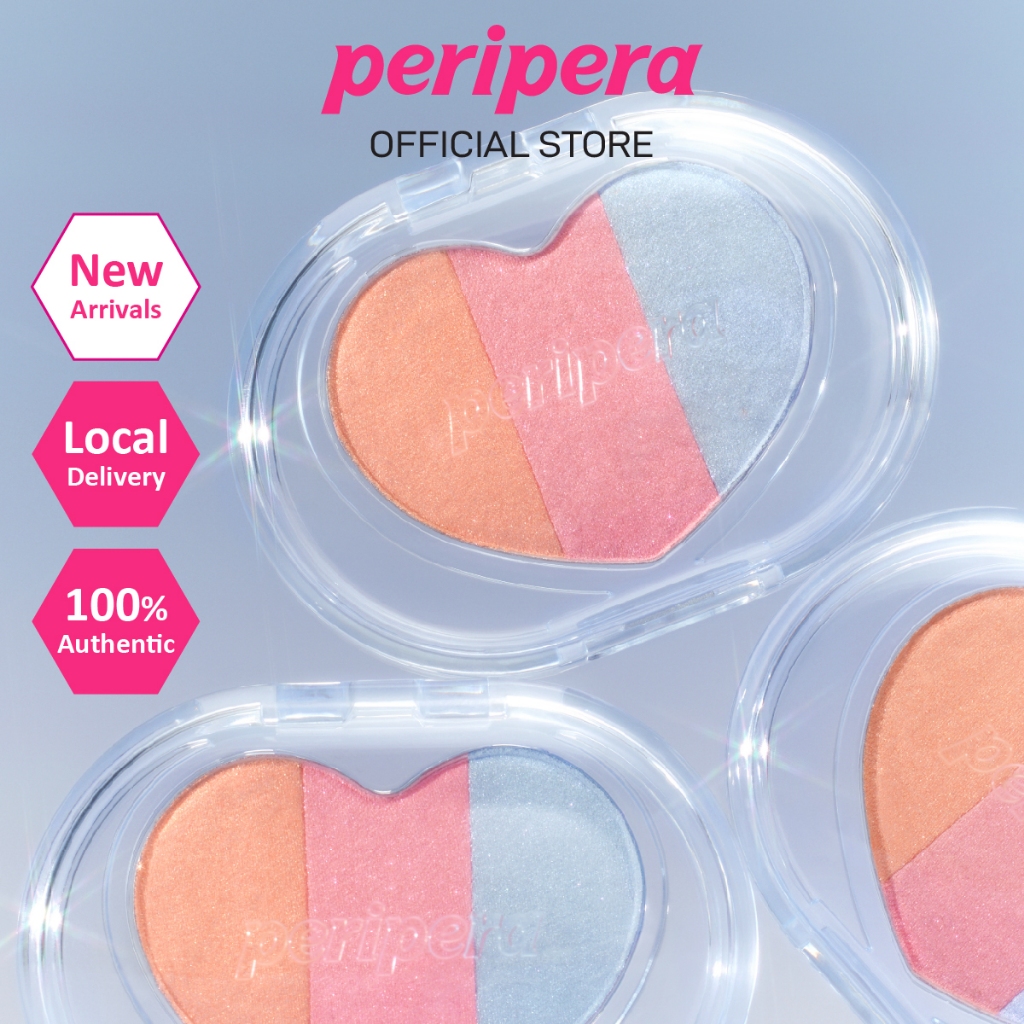 [PERIPERA] Heart Pocket Beam (Highlighter | High Beam | Glitter Pearls ...