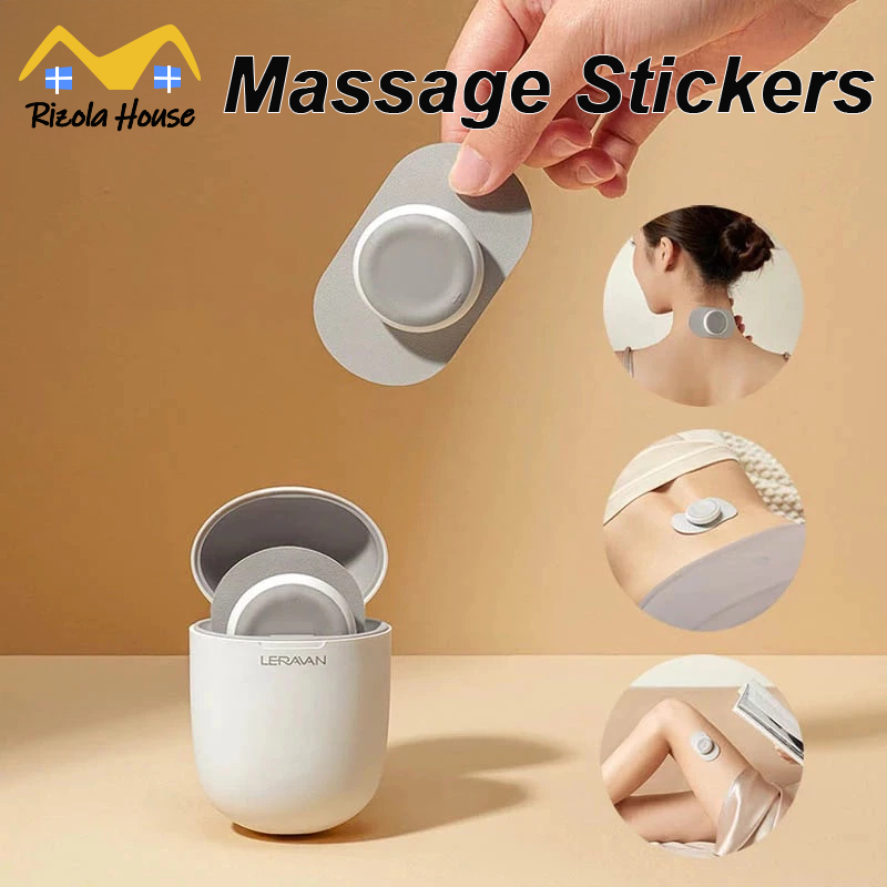 【SG】Magic Massage Stickers TENS Pulse Electrical Full Body Relax Muscle ...