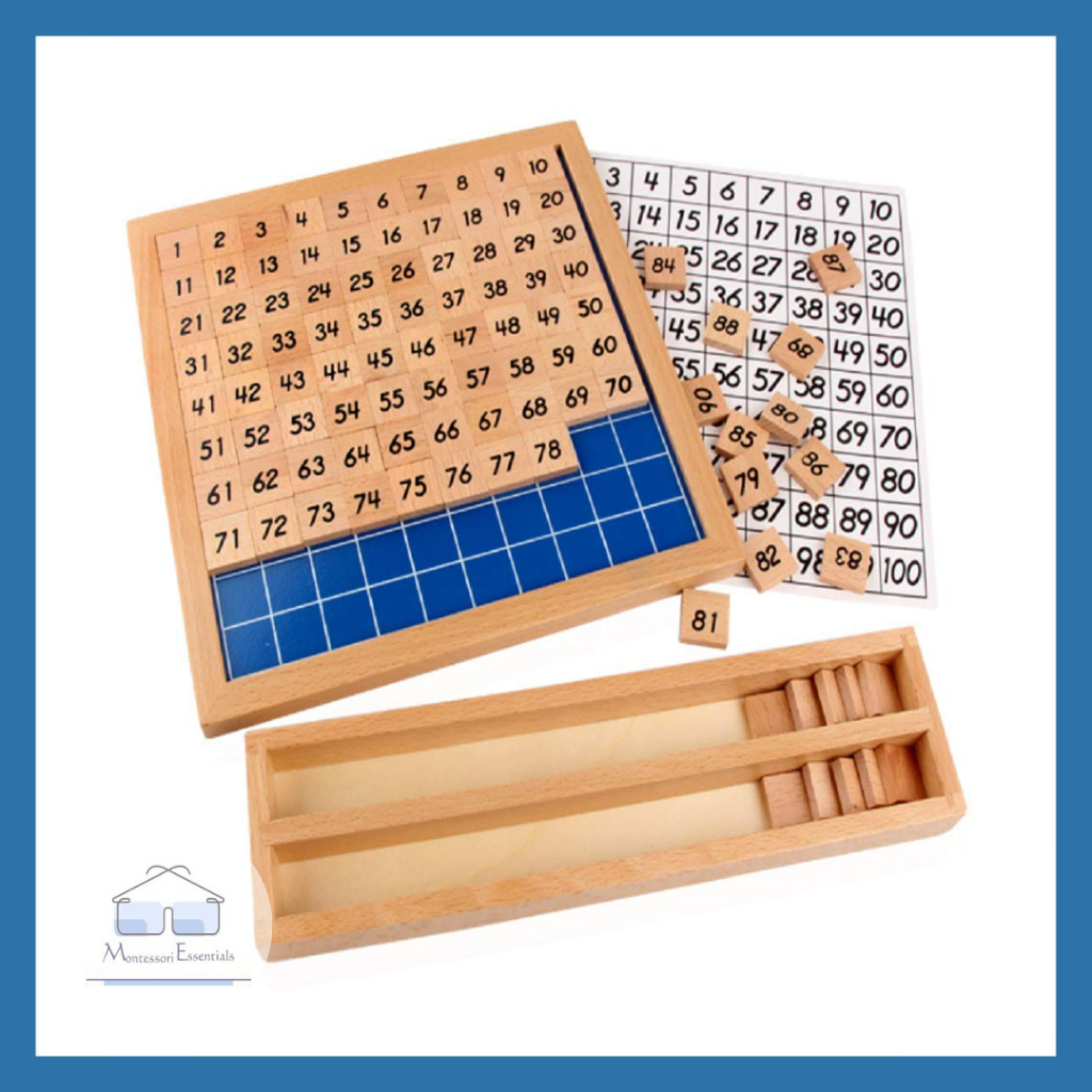 Montessori Hundred Board (Classroom Size) | Shopee Singapore