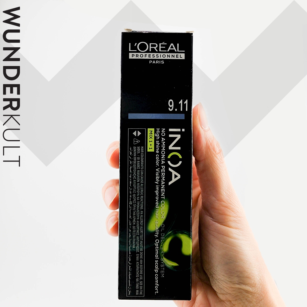 Loreal Inoa Hair Color 9-11 Very light Deep Ash Blonde | Shopee Singapore