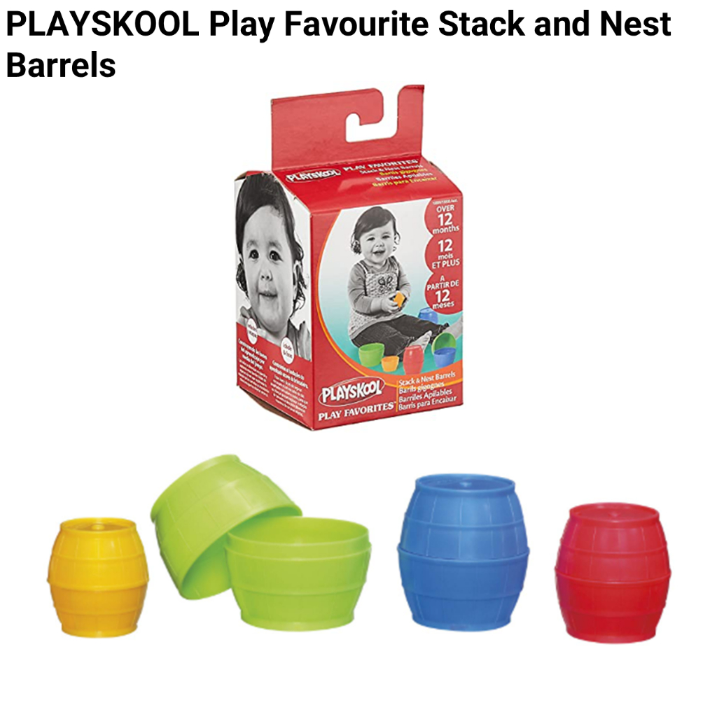 PLAYSKOOL Play Favourite Stack and Nest Barrels | Shopee Singapore