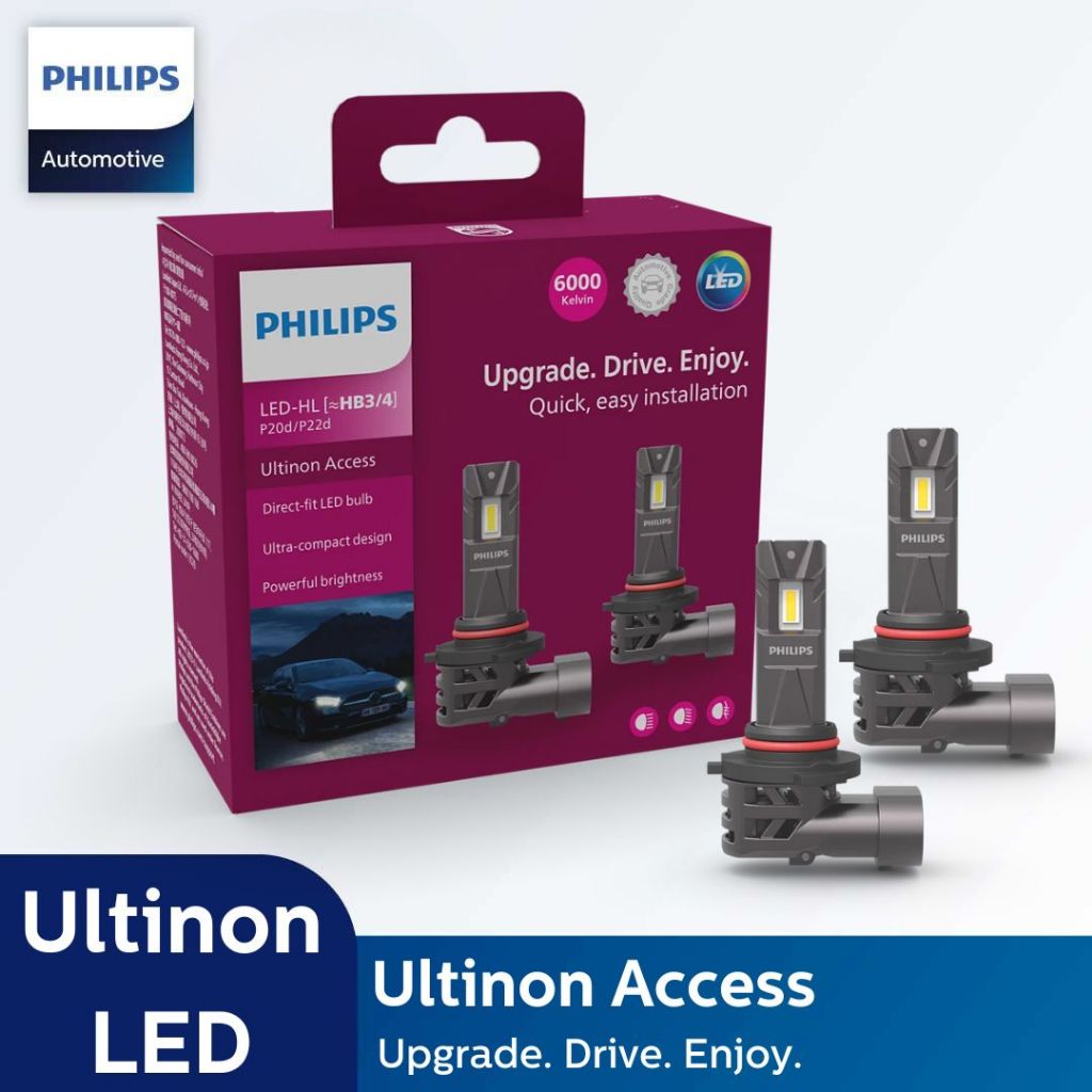 Philips Ultinon Access Car Headlights Bulb LED 6000K | Shopee Singapore