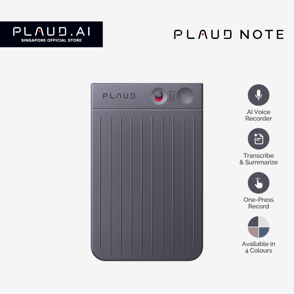 PLAUD NOTE AI Voice Recorder -Transcribe & Summarize, Support 112 ...