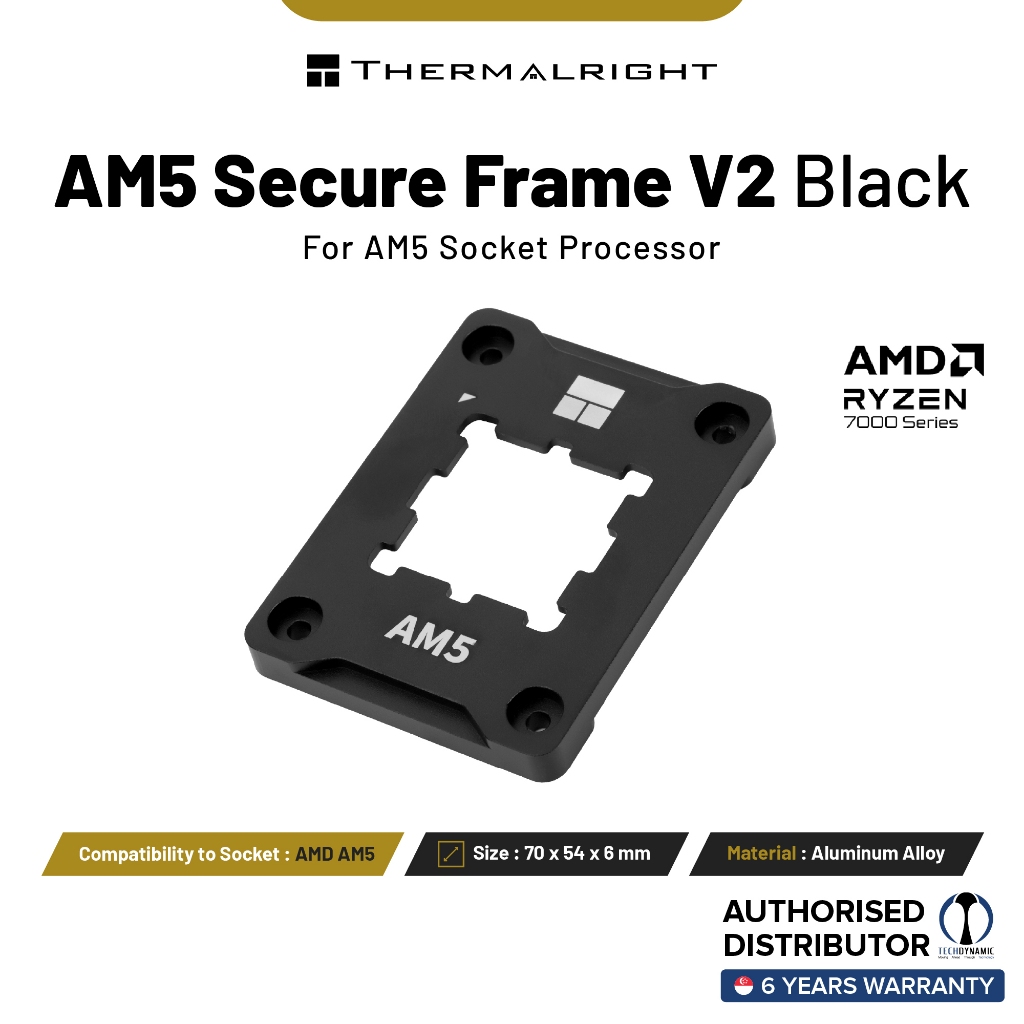 Thermalright AM5 ASF Secure Frame v2 Black | Shopee Singapore