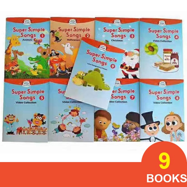 [SG Stock] Super Simple Songs English Nursery Rhymes Picture Book (9 ...