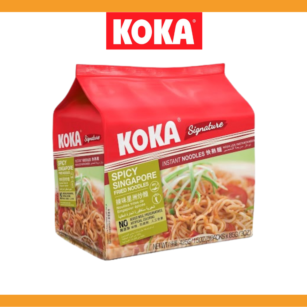 KOKA Signature Spicy Singapore Fried Instant Noodles - Lion City ...