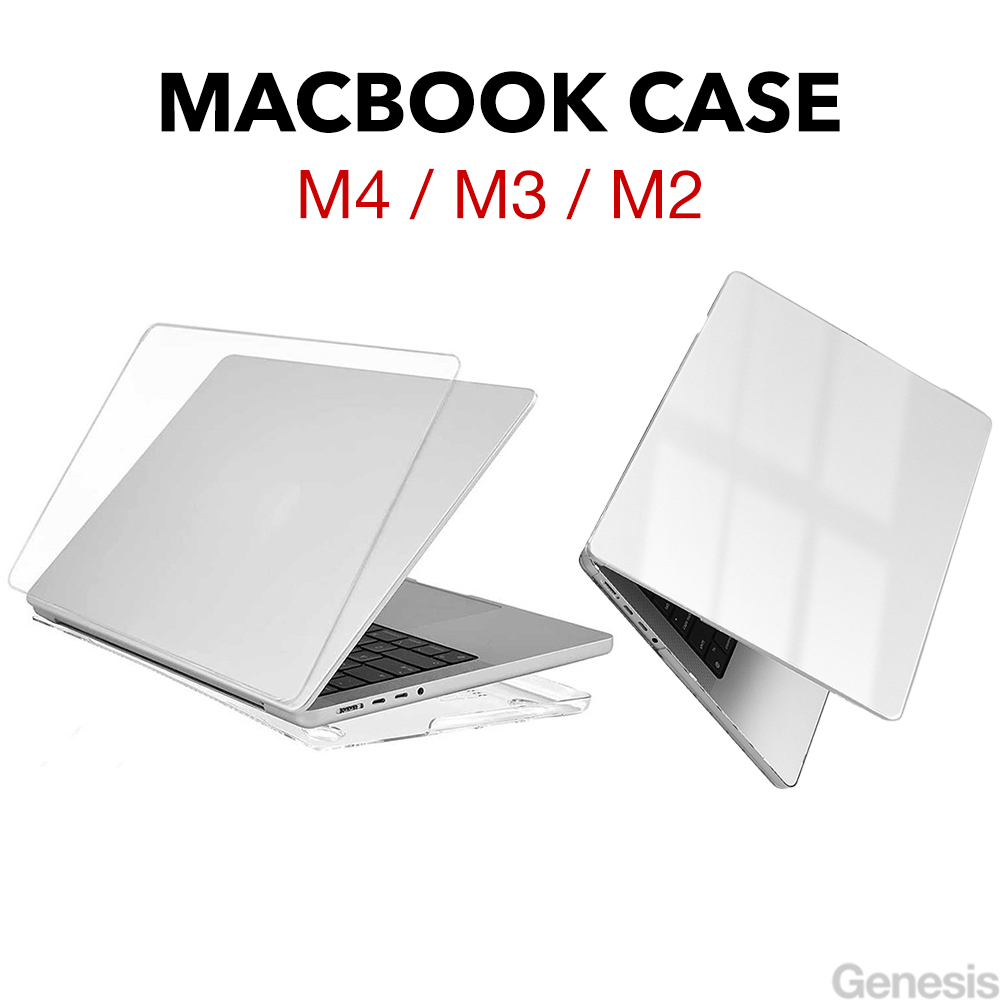 Genesis Macbook Air Pro Case 13 14 Inch M4 M3 M2 Clear Cover Casing ...