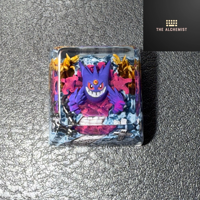 [SG LOCAL STOCK] MEGA GENGAR | Detailed keycap |Pokémon Keycap for ...