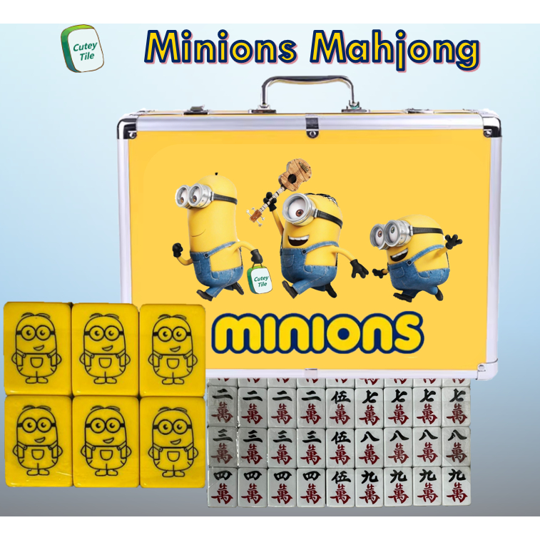 CNY Mahjong Minions 156 Tiles (Include Animals + Feis + Clowns ...