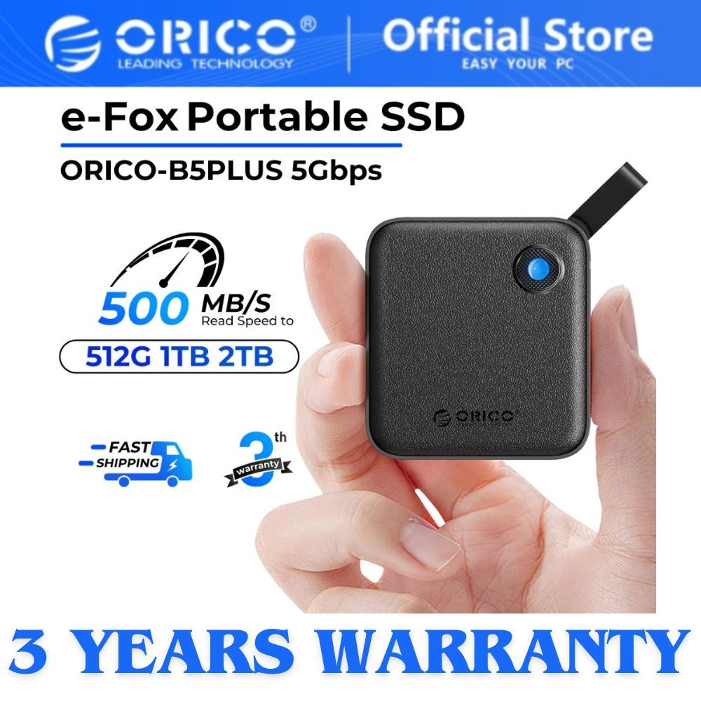 ORICO Mini PSSD External Drive, USB 3.2 Gen2 SSD for IPhone 15/Pro Windows Mac Lightweight ...