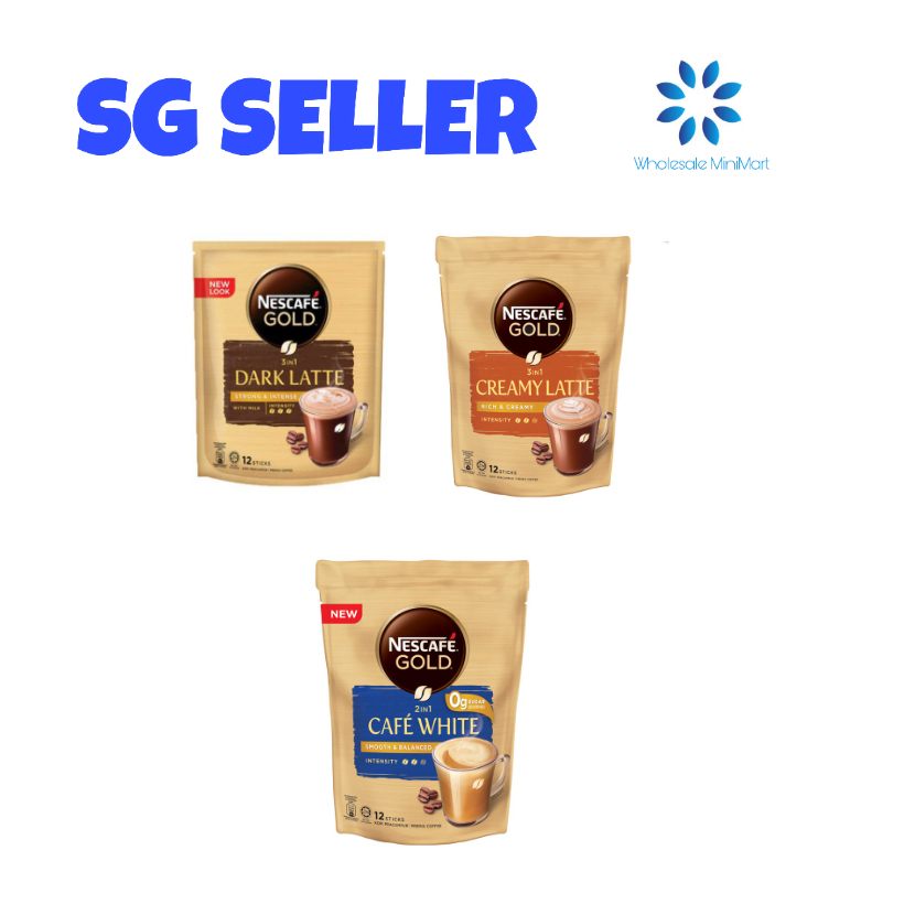 Nescafe GOLD Dark/Creamy Latte/Flat White Coffee/ Cafe White | Shopee ...