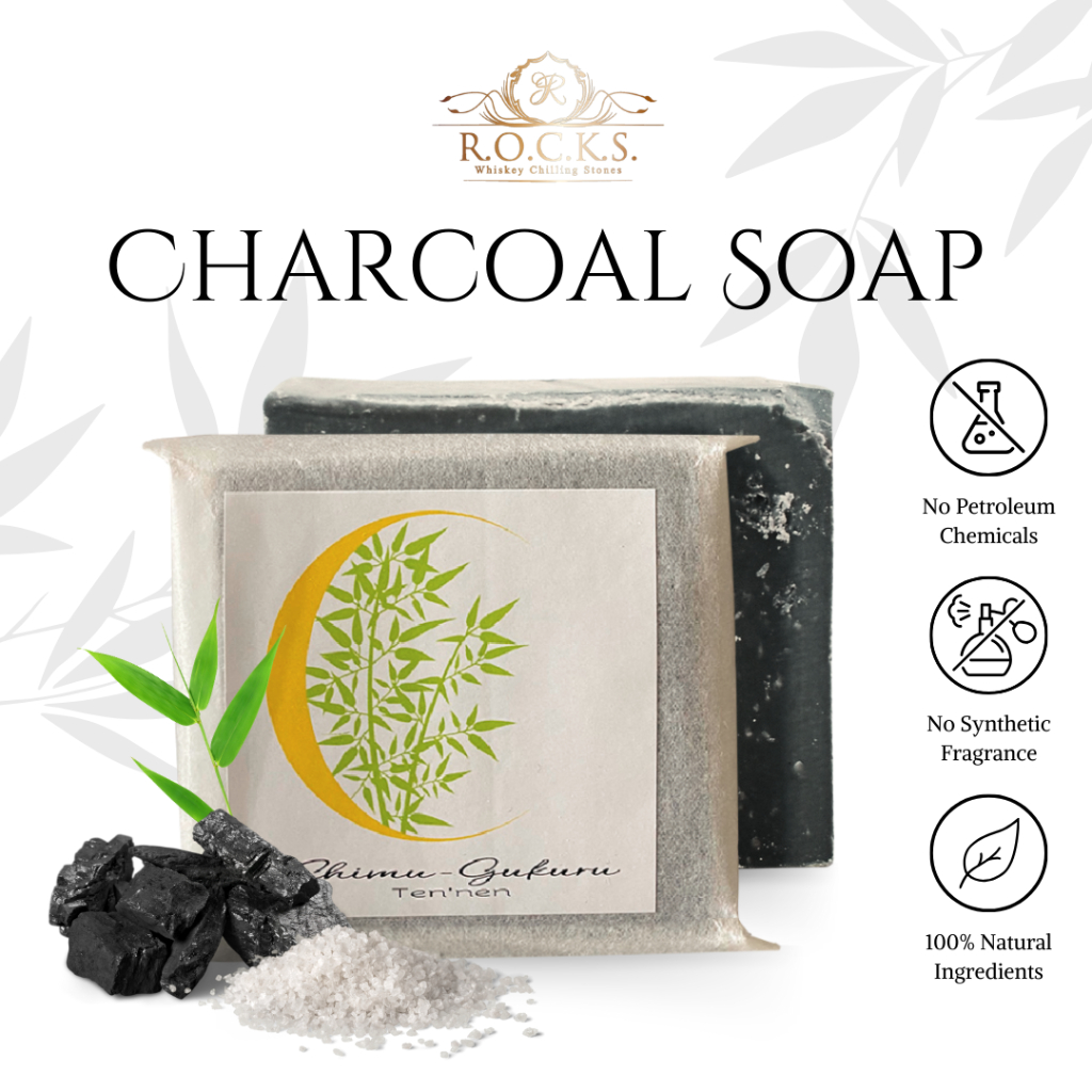 [MADE IN JAPAN] Activated Bamboo Charcoal Black Soap Bar - Natural ...