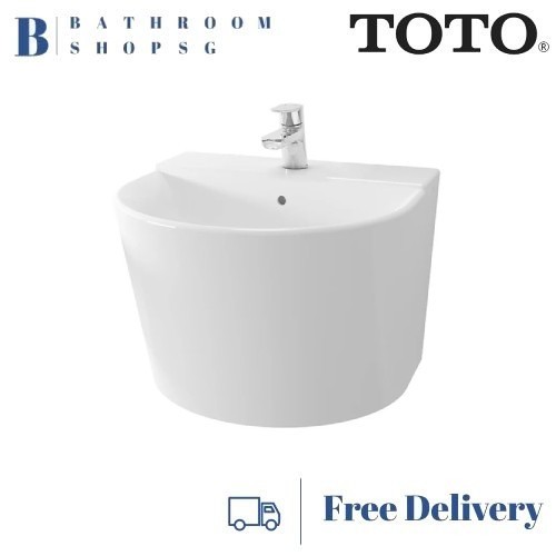 TOTO OMNI+ Wall Hung Lavatory LW898CJ | Toto Wash Basin | Shopee Singapore
