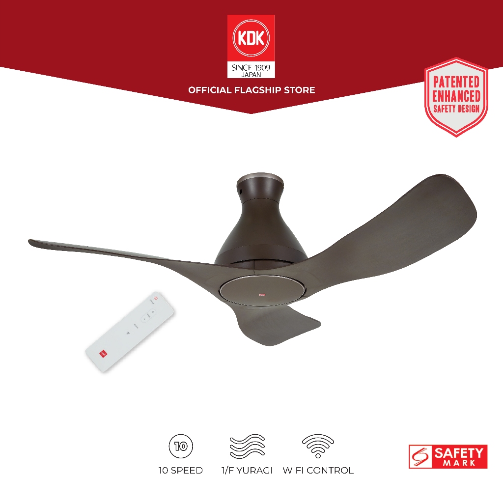 KDK E48HP (120cm) Wi-Fi and Apps Control DC Ceiling Fan | Shopee Singapore