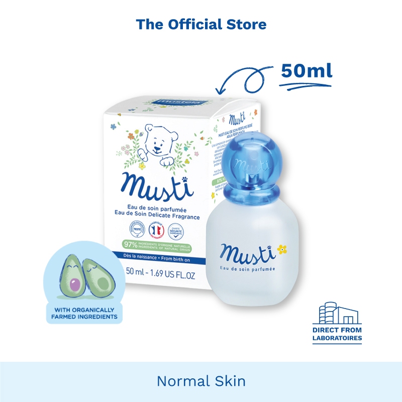 Mustela Musti Eau De Soin Parfum (alcohol-free) 50ml Fragrance (exp ...