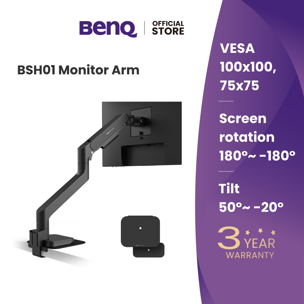 [New] BenQ BSH01 Ergo Arm Monitor Arm | Shopee Singapore