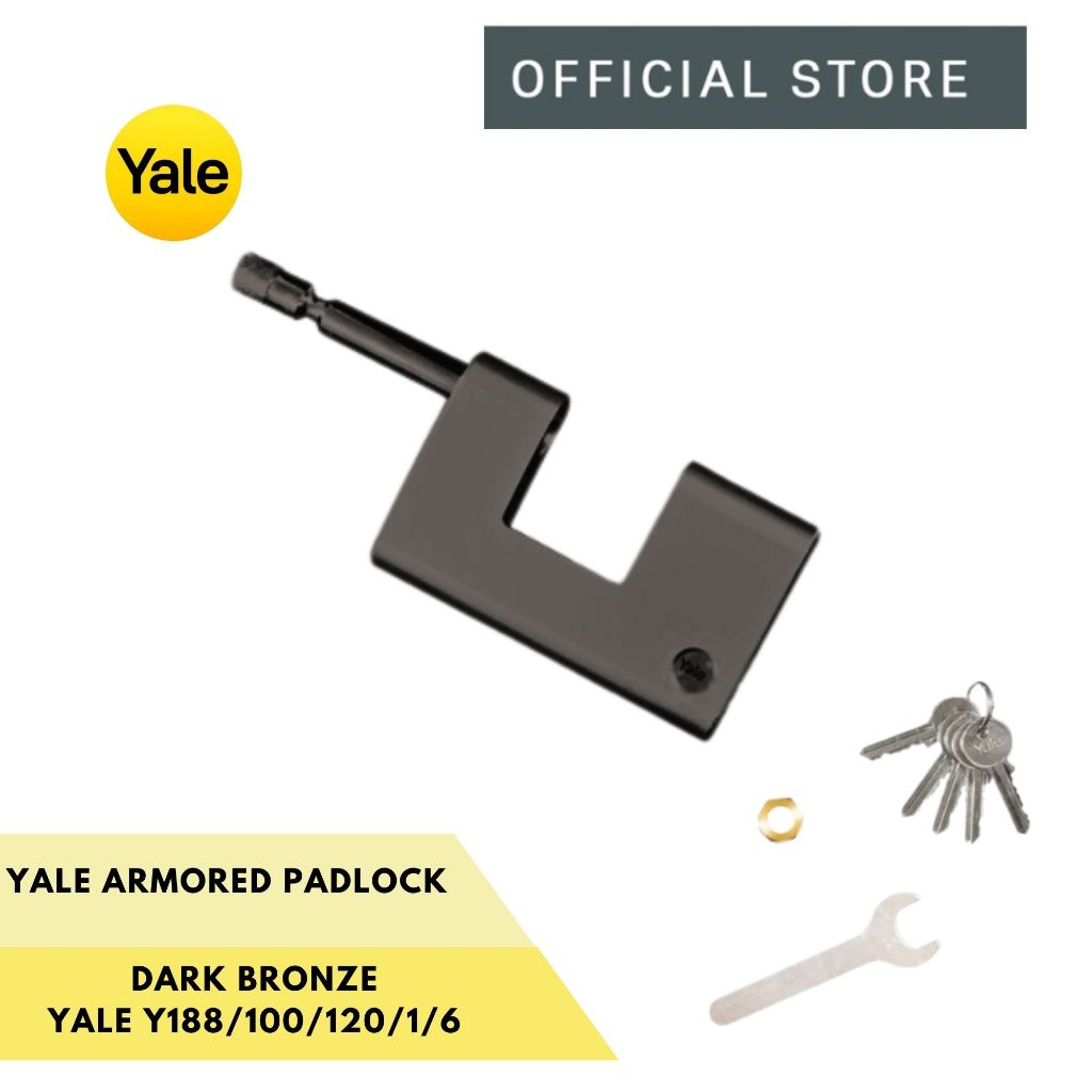 YALE Y188D/100/120/1/6 and Y188/100/120/1/5 - Solid Brass Armored ...