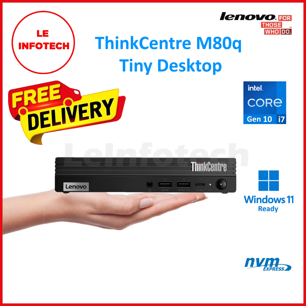 FREE Delivery! Lenovo ThinkCentre M80q Tiny Desktop Intel Core i7/i5 ...