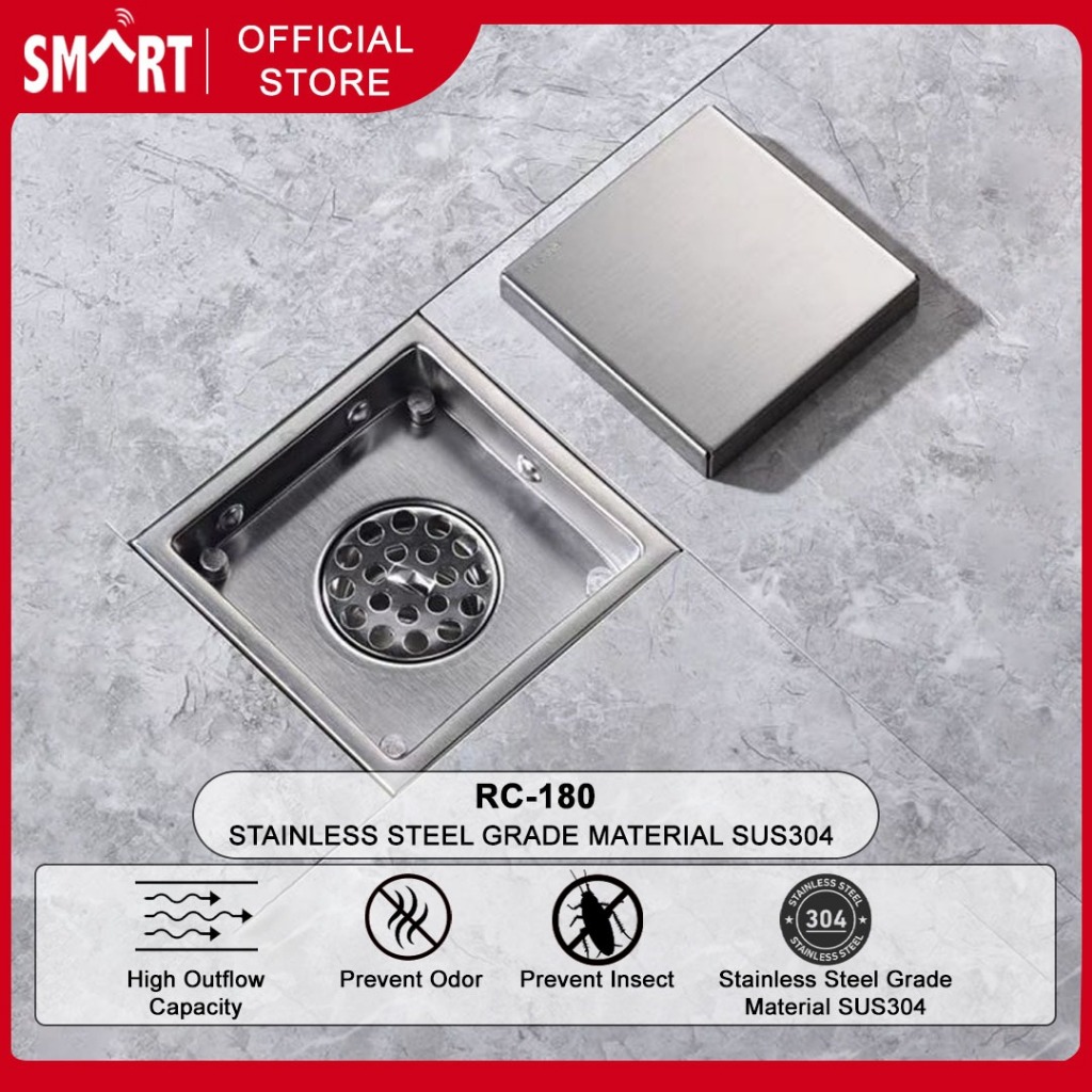 Stainless Steel SUS304 Floor Trap / Designer Floor Trap / Invisible ...
