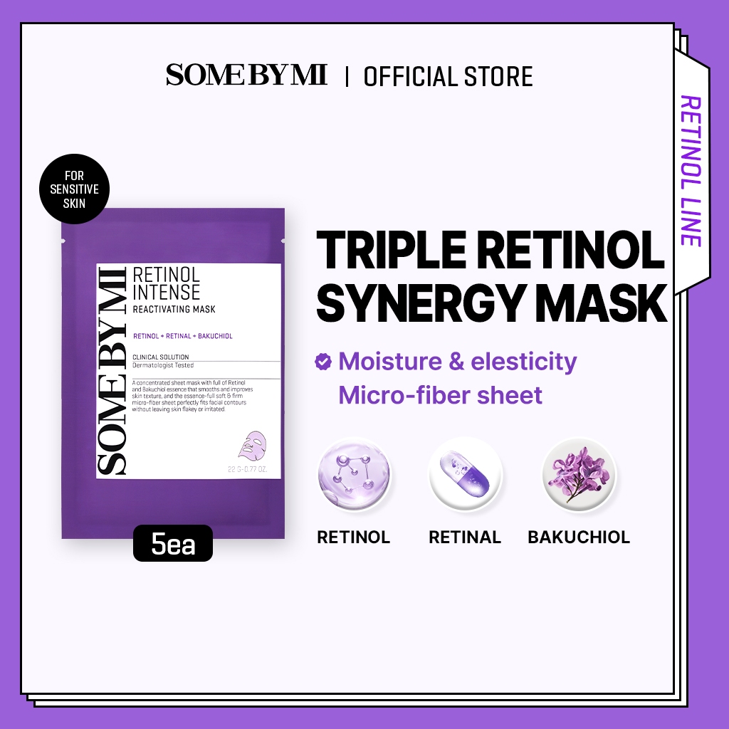 SOMEBYMI Retinol intense reactivating mask [5ea] | Shopee Singapore
