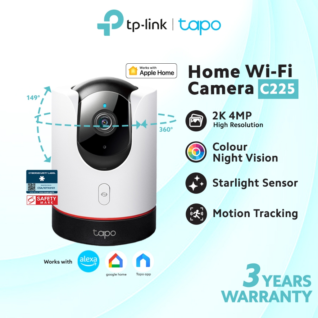 TP-Link Security AI CCTV Tapo C225 With Smart Detection & Two-Way Audio ...