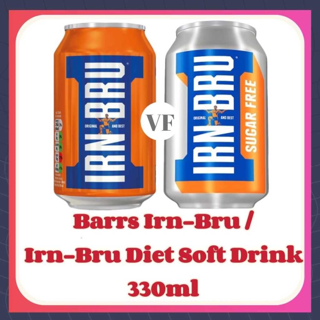 UK Barrs Irn-Bru Original / Irn-Bru Diet Soft Drink 330ml - Scottish Recipe Soft Drink | Shopee ...
