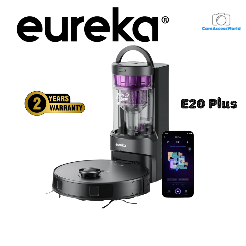 Eureka E20 Plus Robot Vacuum Self Emptying Station - 2 Years Warranty | Shopee Singapore