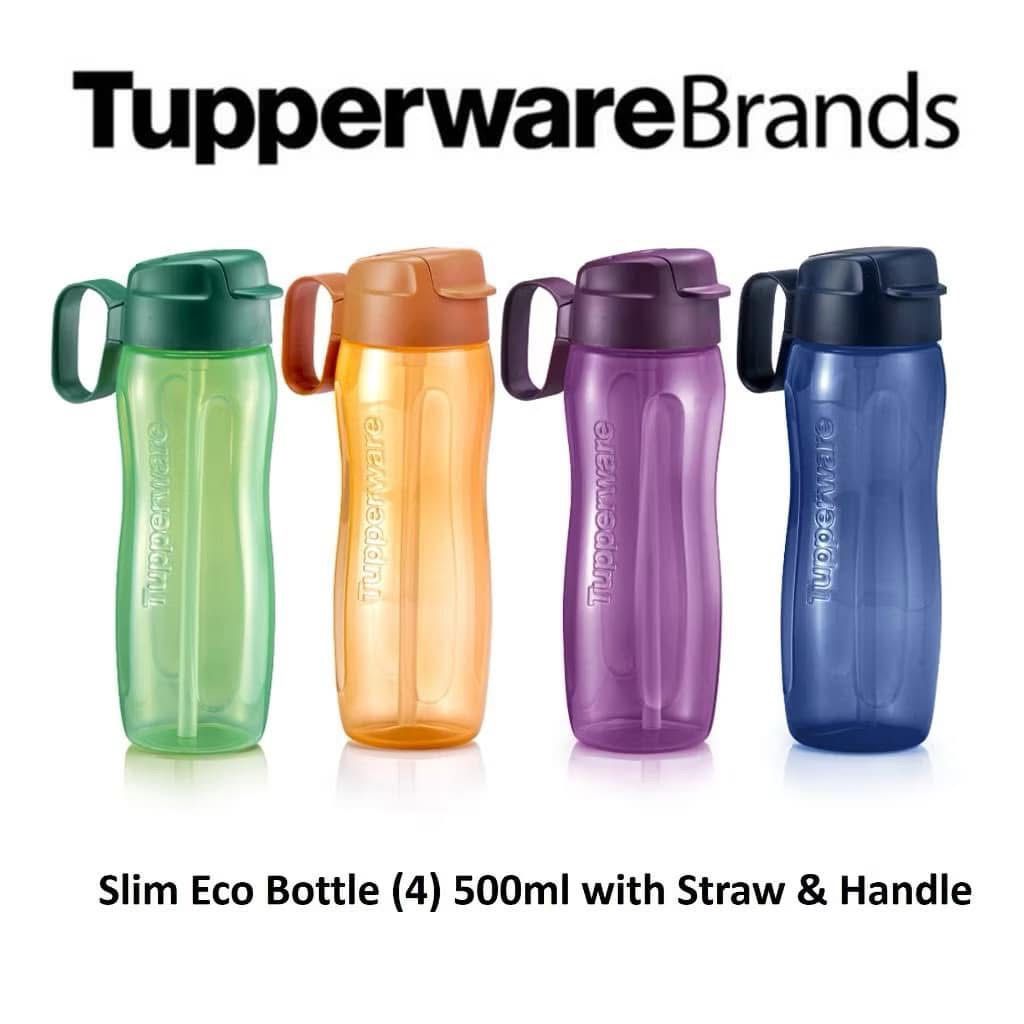 Tupperware Slim Eco Bottle 500ml (Tupperware Water Bottle) | Shopee ...