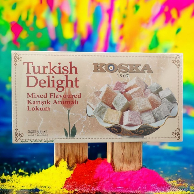 Turkish delight mixed fruit flavoured. 500g. | Shopee Singapore