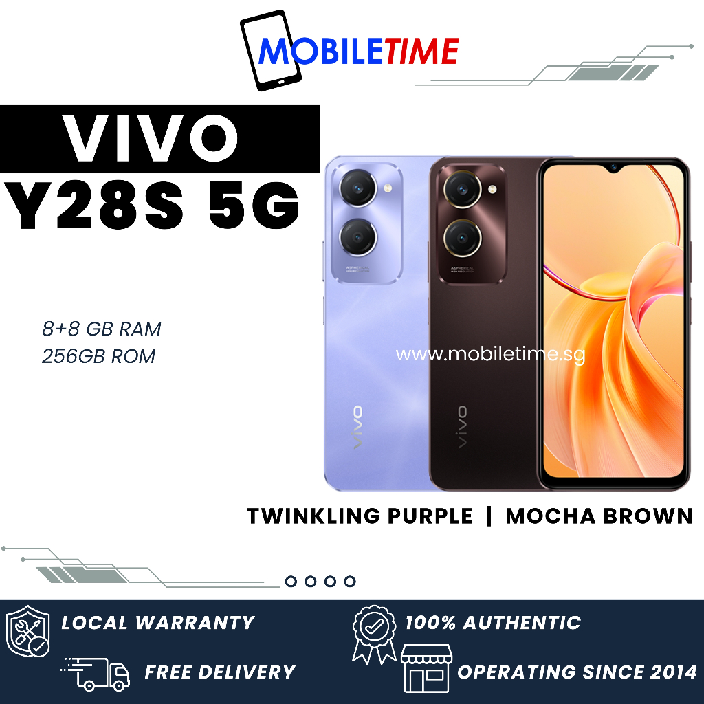 VIVO Y28S 5G (8+8GB RAM 256GB ROM) | Shopee Singapore