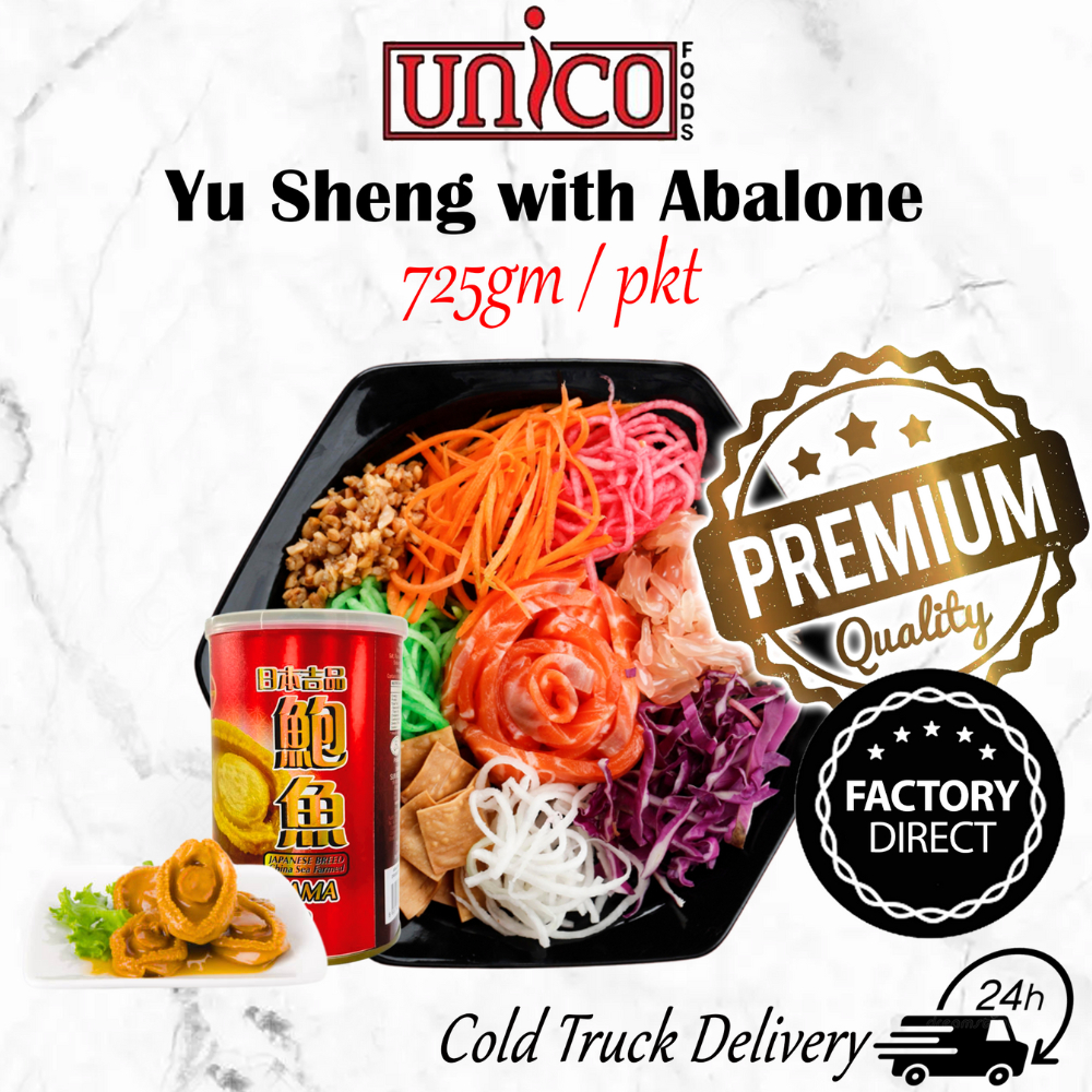 [UNICOFOODS] Premium Norway Salmon Yu Sheng + Abalone (725gm/pkt) | 鱼生 ...