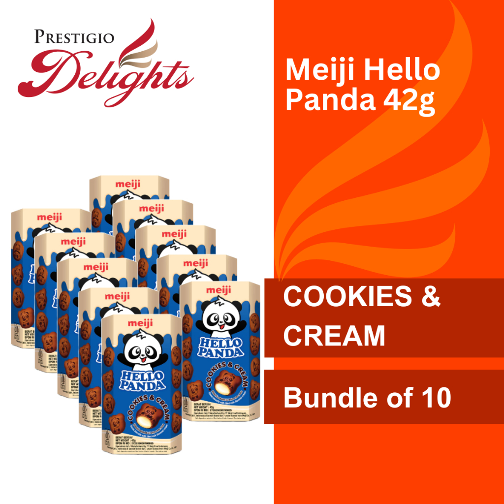 Meiji Hello Panda 42g Bundle of 10 | Shopee Singapore