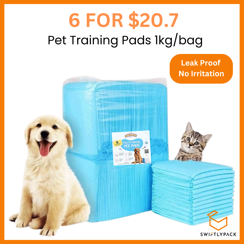 JustPets Absorbent Pet Training Disposable Pee Pad for Dogs & Cat (1kg ...