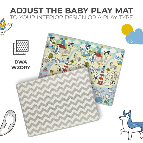 Kinderkraft Double-sided Foam Mat, Matty 2 | Shopee Singapore