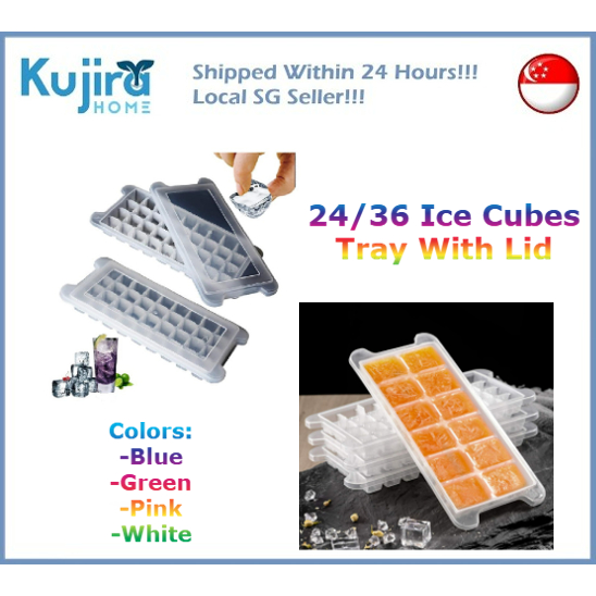 Kujira Homes - Premium Quality Food Grade Silicone 24/36 Slot Ice Cubes ...
