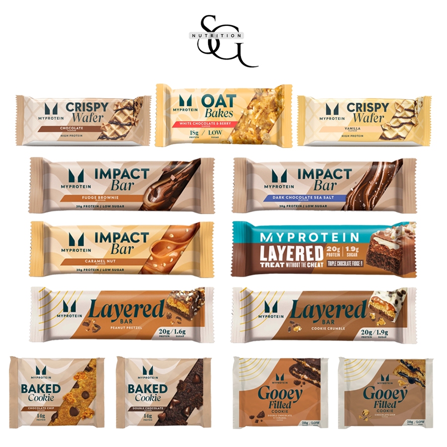【Clearance/Cheapest】MyProtein Protein Bars - Impact Bar, Layered Bar ...