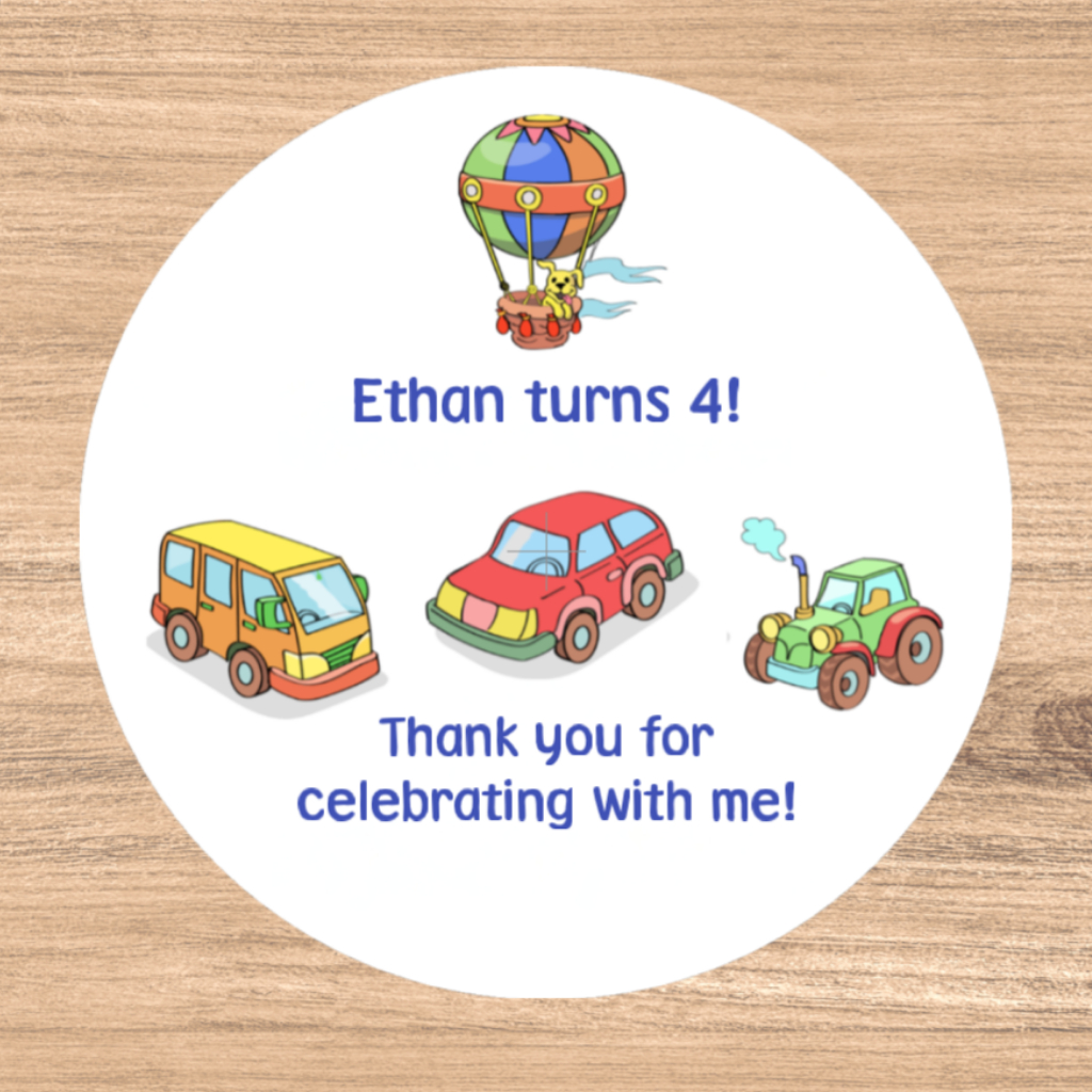 Personalised Birthday Sticker Label Favor Sticker Party Sticker Gift ...