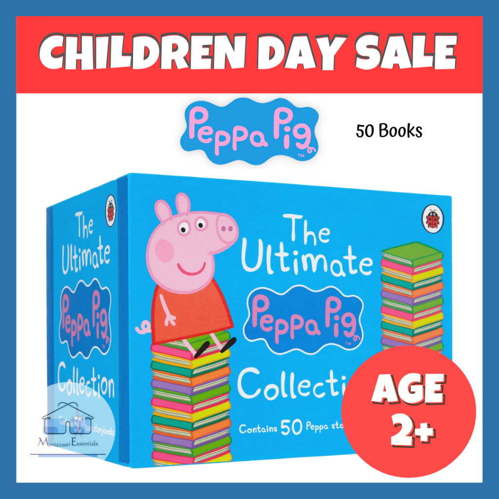 [PRE-ORDER] The Ultimate Peppa Pig Book Set Collection (Blue) 50 Books ...